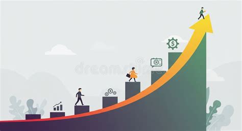 An Illustration Depicts A Conceptual Growth Journey With Individuals