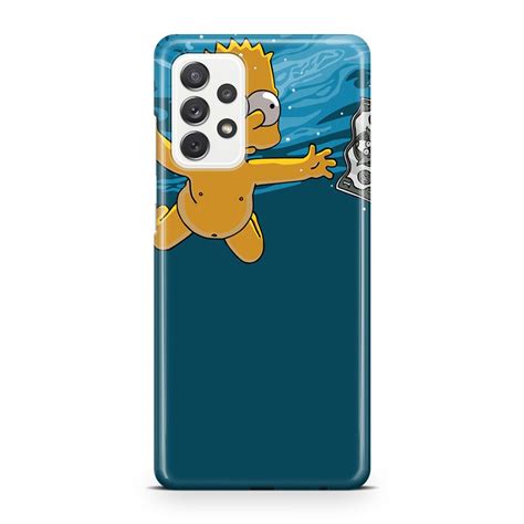 Bart Swimming For Money Galaxy A32 A52 A72 Case Galaxy Case Bart