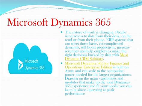 PPT Microsoft Dynamics 365 PowerPoint Presentation Free Download ID 7963088