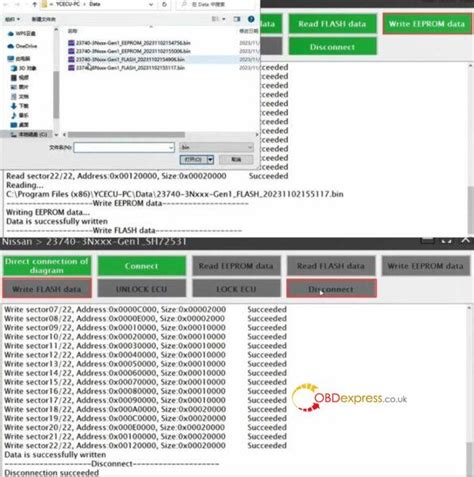 nissan engine computer clone by launch x431 ecu programmer x prog3 pc
