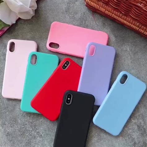 Shockproof Mobile Tpu Silicon Phone Case For Iphone 6 6s Plus 7 8 X