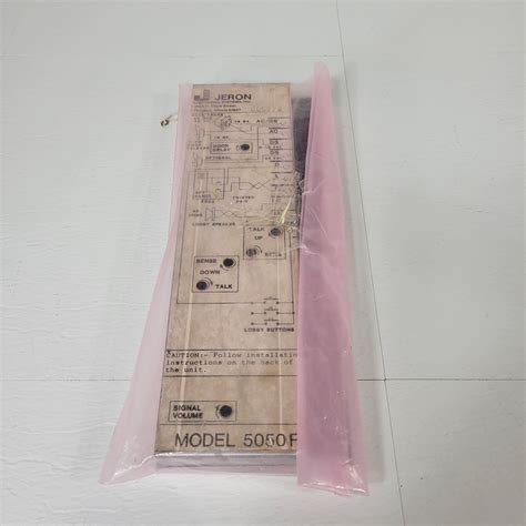 Jeron Electronic Systems 5050f Metal Door Mount Intercom Control Ampli