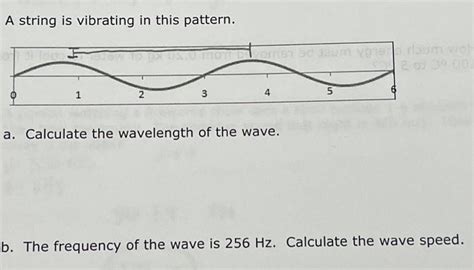 Solved A String Is Vibrating In This Pattern A Calculate
