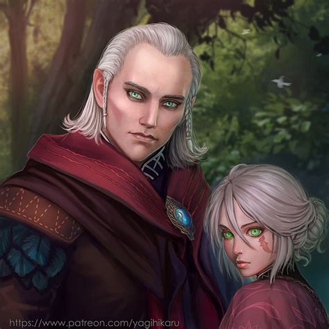Avallach And Ciri By Yagihikaru On Deviantart