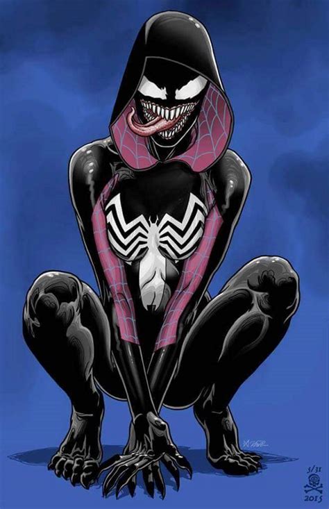 Venom Spider Gwen Venom Gwen Stacy Venom Веном Черная смерть