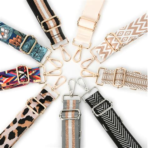 Nyloncotton Bag Strap Women Colored Straps For Crossbody Messenger