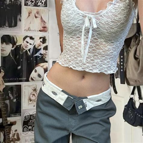 Dickies Grey Unisex Work Pants Waist Size Depop