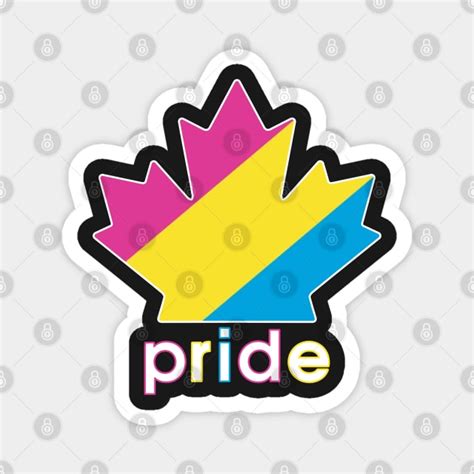 Pansexual Pride Maple Leaf Pride Month Magnet Teepublic