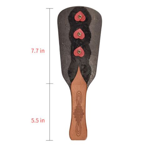 Lace Hearts Wooden Spanking Paddle Cute Sissy