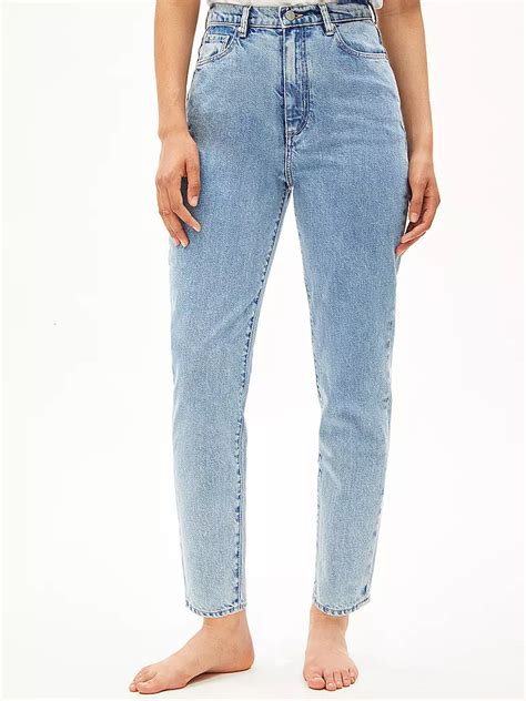 Armedangels Highwaist Jeans Mom Fit Mairaa Hellblau