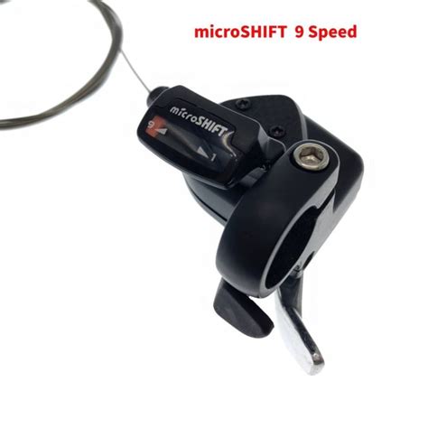 Microshift Bicycle Gear Shifter 9 Speed Trigger Shifter High Strength