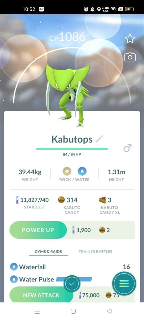 Kabuto Pokemon Evolution