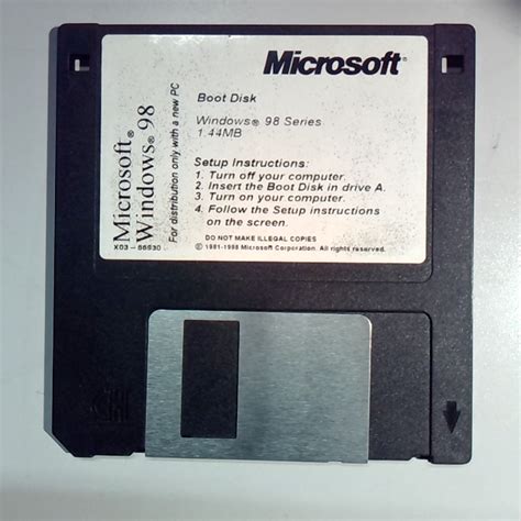 Microsoft Windows 98 Boot Disk X03 66930 Microsoft Corporation Free Download Borrow And