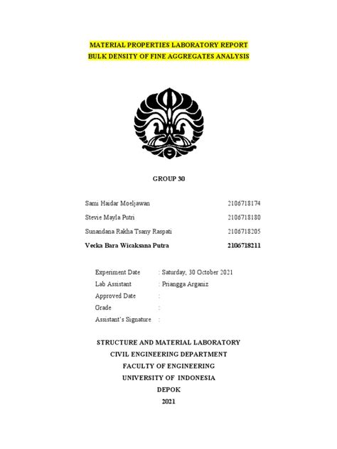 Bulk Density Of Fine Aggregates Analysis Pdf Density Experiment