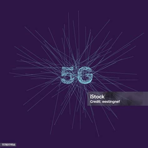 5g 네트워크 기호 무선 인터넷 기호입니다 곡선 선 벡터 그림입니다 0명에 대한 스톡 벡터 아트 및 기타 이미지 0명 3차원 형태 5g Istock