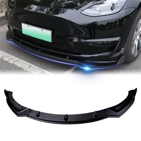 Dolksn Tesla Model 3 Front Bumper Lip Front Spoiler Wing