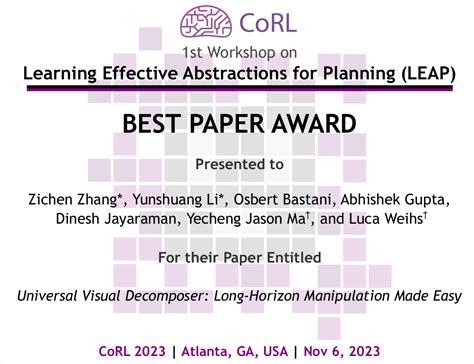 Leap Learning Effective Abstractions For Planning Corl 2023