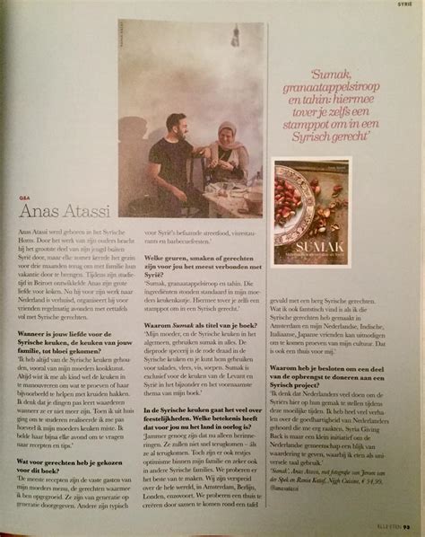 Anas Atassi On Linkedin Elle Sumak Foodie
