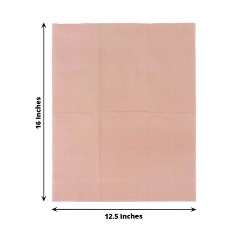 Soft 2 Ply Paper Napkins Dusty Rose Tableclothsfactory