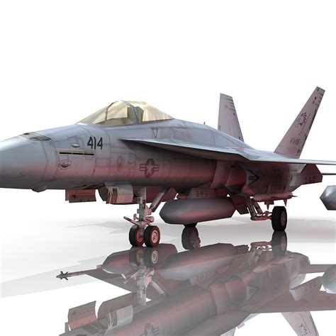 3d Model Of F18 Hornet