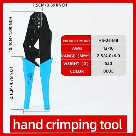 1pc Mc4 광전지 와이어 압착 펜치 Ly 2546b 태양열 커넥터 단자 압착 펜치 광전지 수리 특수 전기 Temu