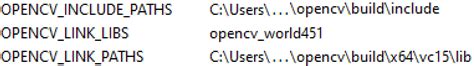 unable to set up the system environment variable paths for opencv