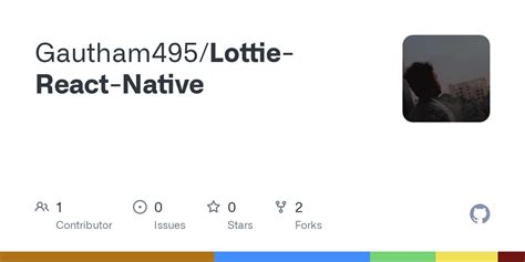 Github Gautham495lottie React Native