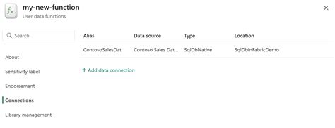 Connect To Data Sources Fabric User Data Functions Preview