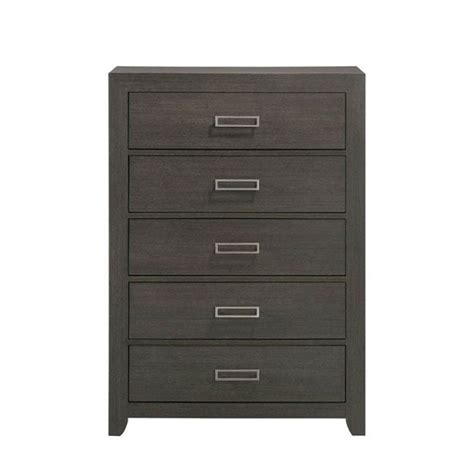 Elements International Ss520 Sasha Charcoal Bedroom Set Free Delivery