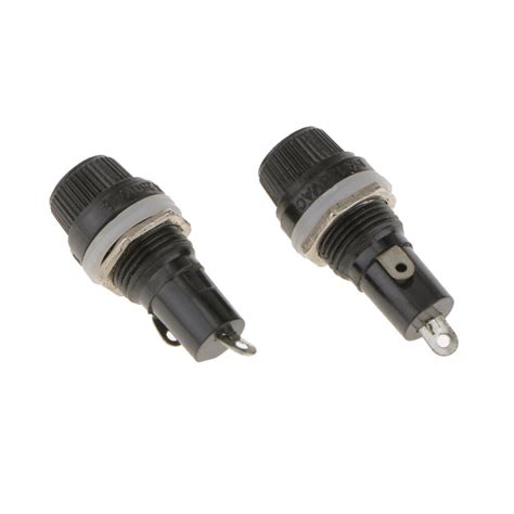 10pcs Chassis Panel Mount Fuse Holder Socket For 5 Vicedeal