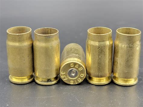 357 Sig Pistol Once Fired Brass 250 Casings Shop Mojo Precision