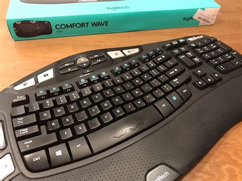 Logitech K Wave Wireless Ergonomic Keyboard Computers Tech Parts Accessories Computer