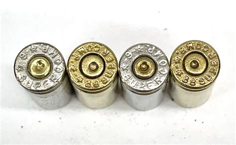 38 Super Comp Fired Reloading Brass Blue Ridge Brass