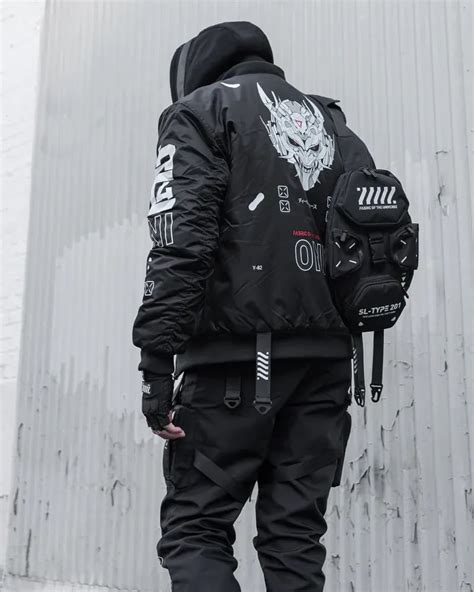 Im Looking For A Animejapanese Aesthetic Techware Bomber Jacket In A