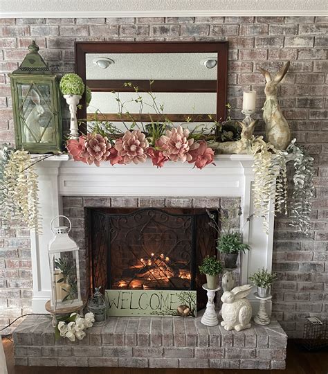 Easter Mantel Decor Ideas