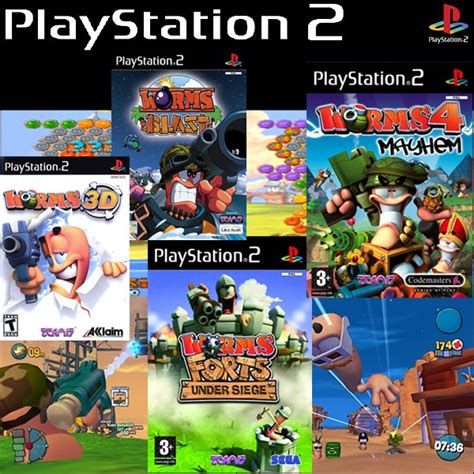 🎮 Ps2 Disc Ready Worms Worms 3d Worms 4 Mayhem Worms Forts Under Siege Worms Blast 🎮