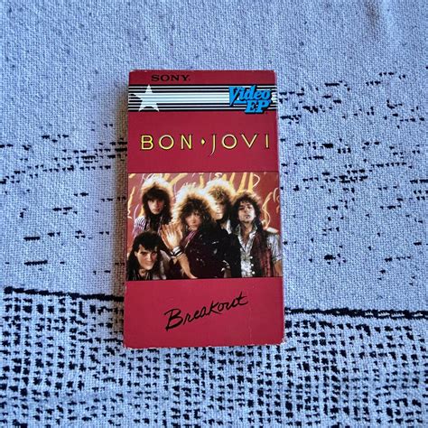 Bon Jovi Breakout Sony Video Ep Vhs1985 Music Movie Etsy