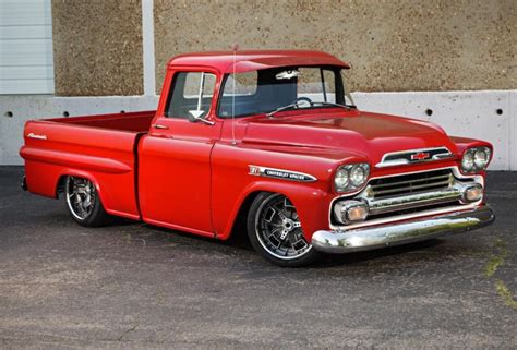 The Old Ive Got A Friend Looking For A “resto Mod” Style 1956 59 Chevy Shortbed Fleetside