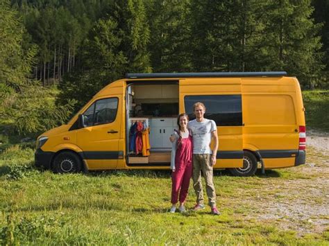 Couple Converted Former Dhl Van Into Tiny Home On Wheels Home Design Garden And Architecture