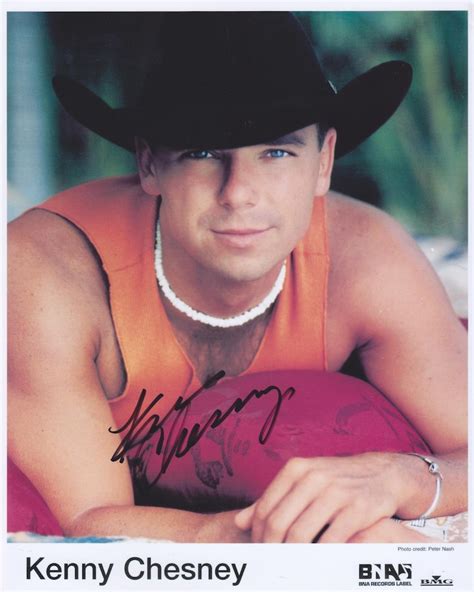 Signed Kenny Chesney Autographed Photo W Coa Country Music Beach Etsy