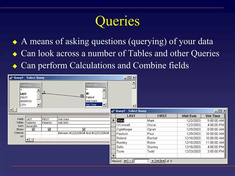 Intro Databases Table Record Field Ppt