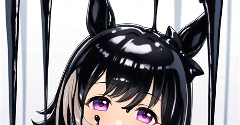 ウェットandメッシー 黒ペイント カレンチャン 1shoのイラスト Pixiv
