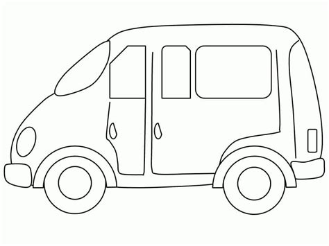 Van Coloring Pages Coloringlib