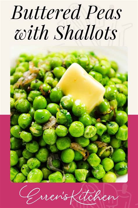 Buttered Frozen Peas With Shallots