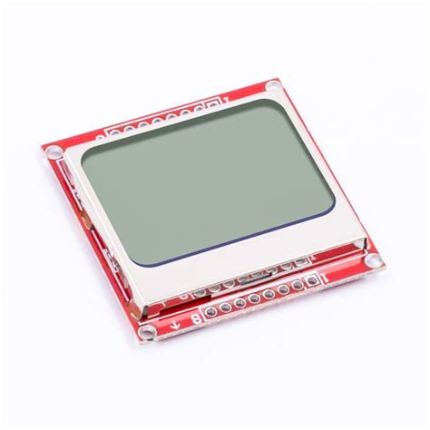 Red Nokia 5110 84x48 Pixel Lcd Shield Module Blue Backlight For Compatible Manufacturers And
