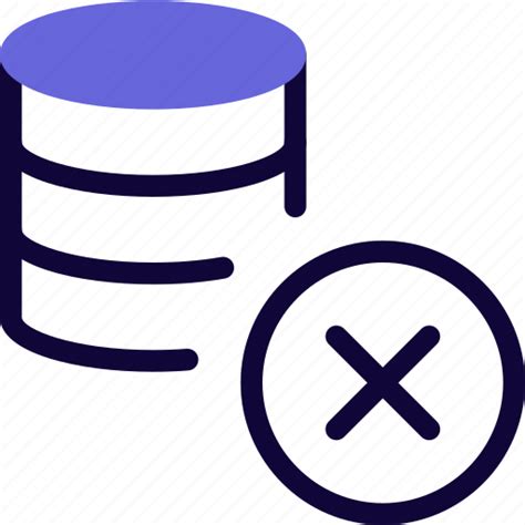 Database Remove Web Data Icon Download On Iconfinder