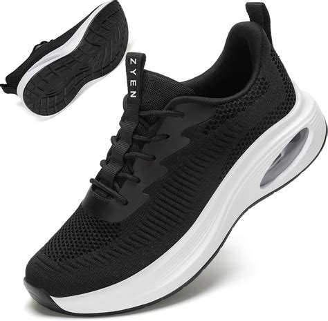 Zyen Wide Toe Box Shoes Women Air Cushion Road Running