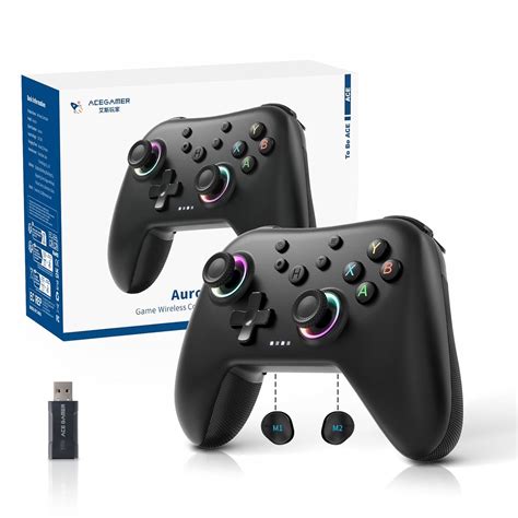 Acegamer Aurora Ii 2 4g Wireless Bluetooth Controller For Pc Android Switch Ios