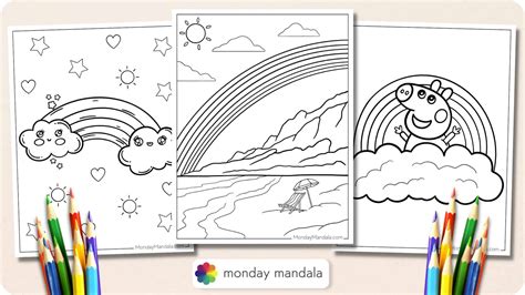 Free Rainbow Coloring Pages [2025]