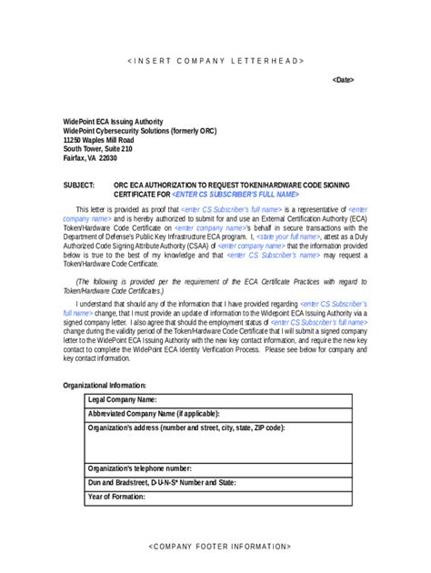 Contact Usexternal Certificate Authority Orc Eca Doc Template Pdffiller
